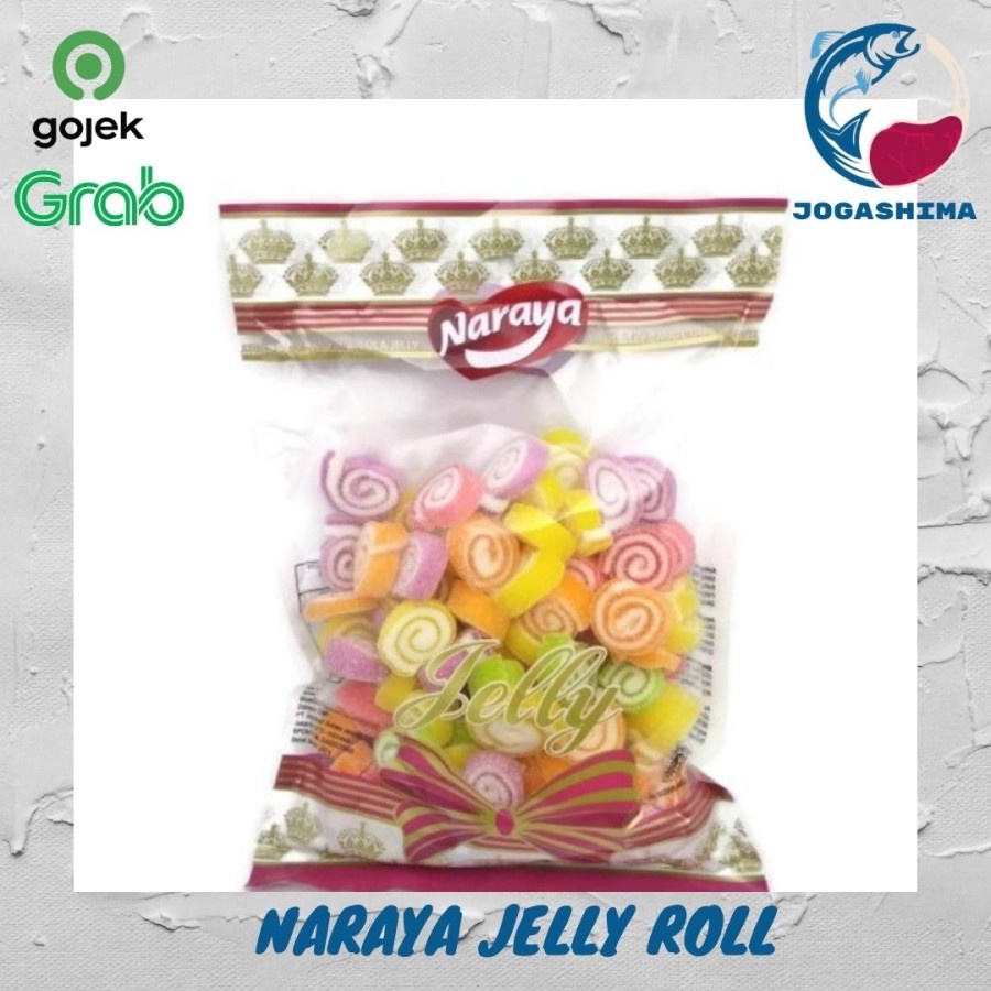 Jual Naraya Jelly Roll / Permen Jelly/ Jelly gulung 400g | Shopee Indonesia