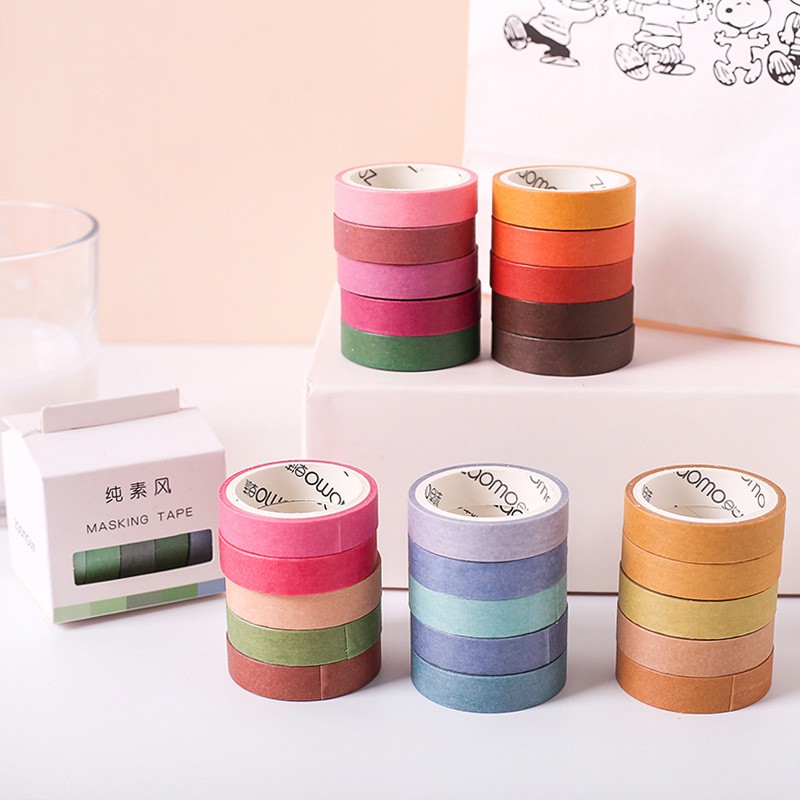 Jual Masking Tape Set 5pc Color Palette Ideas | Shopee Indonesia
