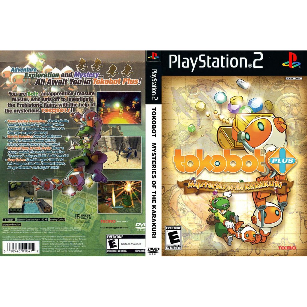 Jual Kaset Ps2 Game Tokobot Plus - Mysteries of the Karakuri | Shopee ...