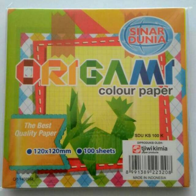 Jual Kertas lipat origami 12x12 cm Sidu | Shopee Indonesia