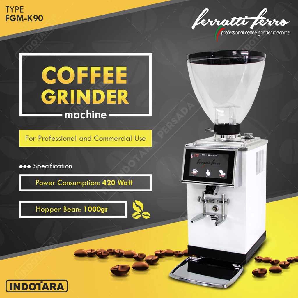 Jual Coffee Grinder Machine / Alat Penggiling Kopi Ferratti Ferro FGM ...