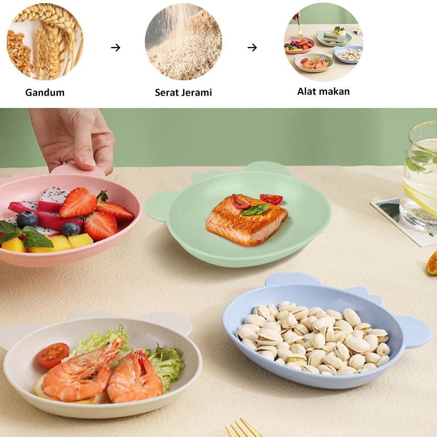 Jual NEW PRODUCT !!! 9.9 freemir Set 4 / 5 Pcs Piring Bentuk Karakter ...