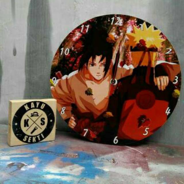Jual Jam Dinding Naruto Sasuke | Shopee Indonesia