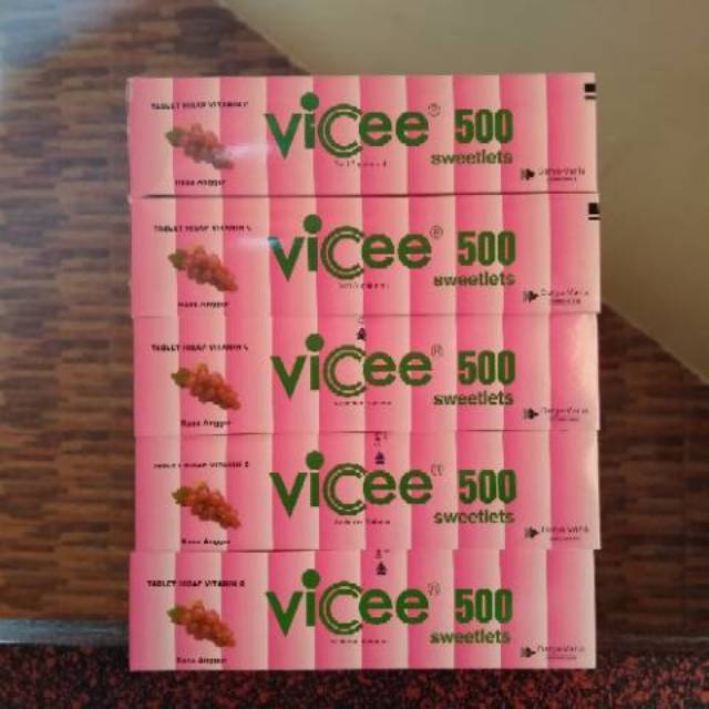 Jual Vicee Vitamin C 500 Mg Rasa Anggur | Shopee Indonesia