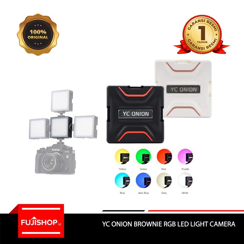 Jual YC Onion Brownie RGB LED Light Camera Flash Kamera Garansi Resmi ...