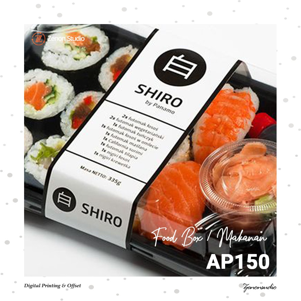 Jual Roll Label Food Box Makanan Paperbelt | Shopee Indonesia