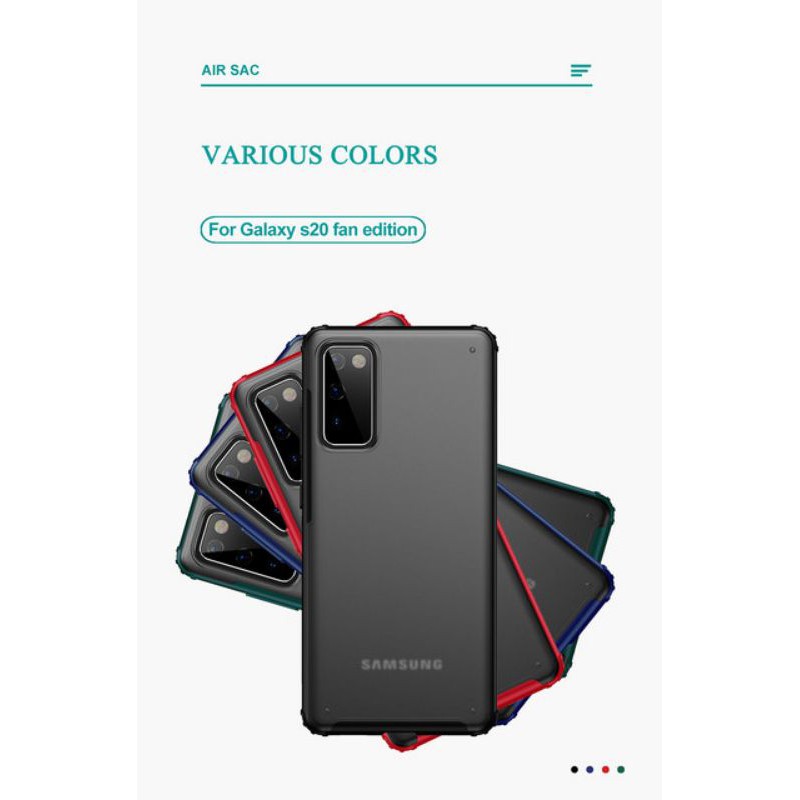 Jual CASING SAMSUNG S20 FE CASE FROSTED PREMIUM TRITONE SERIES SOFT CASE | Shopee Indonesia