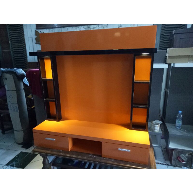 Jual backdrop tv / bupet tv /rak tv 120cm x 120cm | Shopee Indonesia