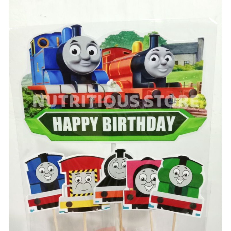 Jual HIASAN KUE THOMAS / CAKE TOPPER THOMAS / ASESORIS KUE THOMAS ...