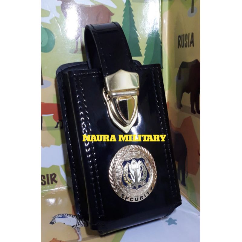 Jual SARUNG HT HITAM/TEMPAT HT HITAM LOGO LOGAM GOLD SILVER | Shopee ...