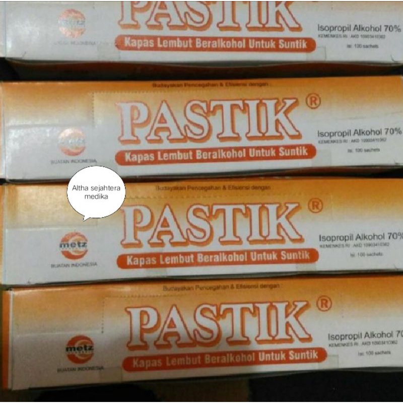 Jual Alkohol Swab Pastik tanpa dus isi 100 pcs/ pastik alkohol swab ...