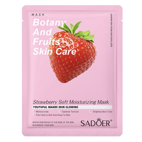 Jual SADOER Sheet Mask Plant Series Masker Wajah Korea Original SR001 | Shopee Indonesia