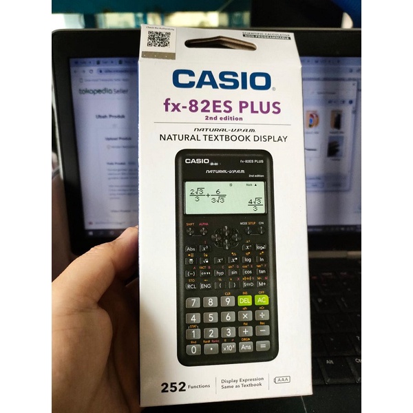 Jual kalkulator calculator casio scientific fx-82es plus original casio ...