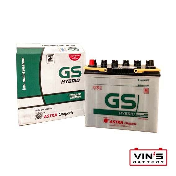 Jual Aki Mobil GS Astra Hybrid NS60(Aki Basah avanza,rush,starlet,etios valco,xenia,apv,carry ...
