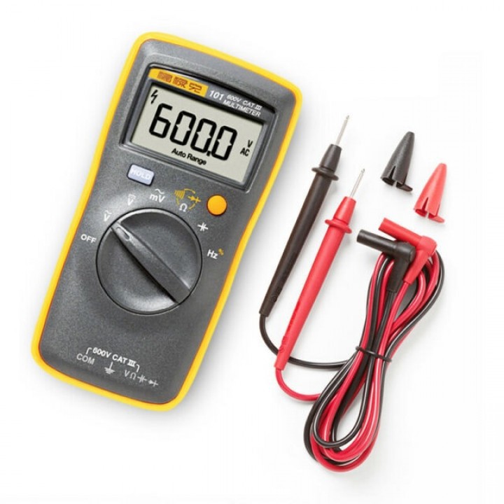 Jual FLUKE 101 Basic Digital AC-DC Pocket Multimeter with LCD Display ...