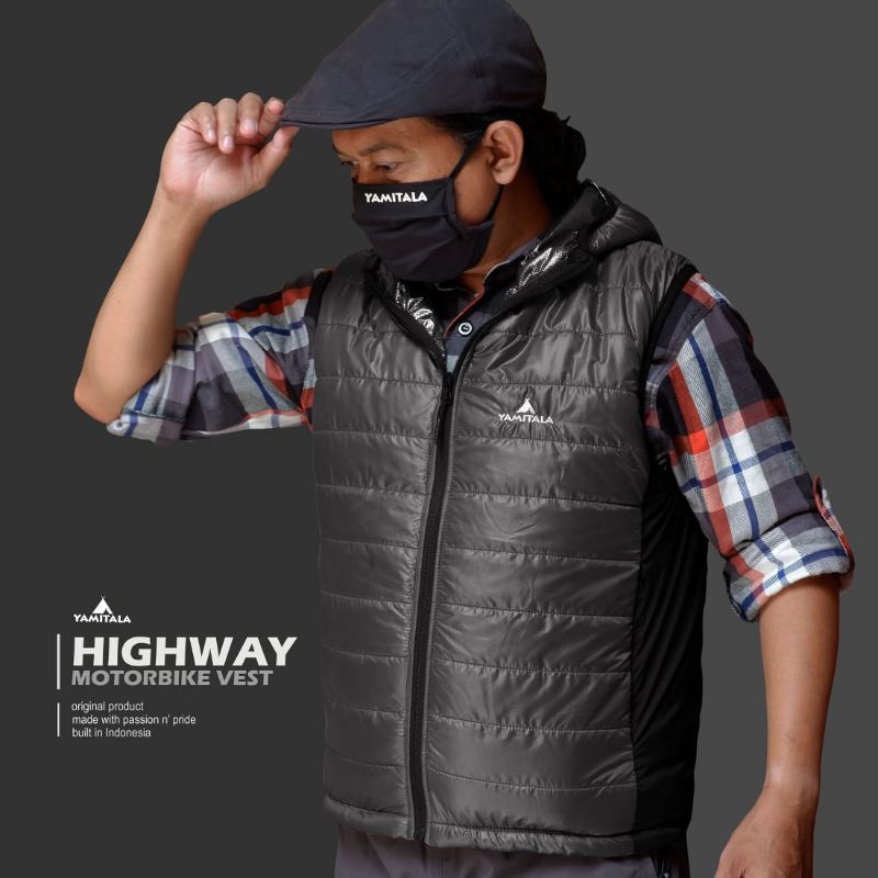 Jual YAMITALA ROMPI MOTOR OUTDOOR HIGHWAY VEST HOODY | Shopee Indonesia