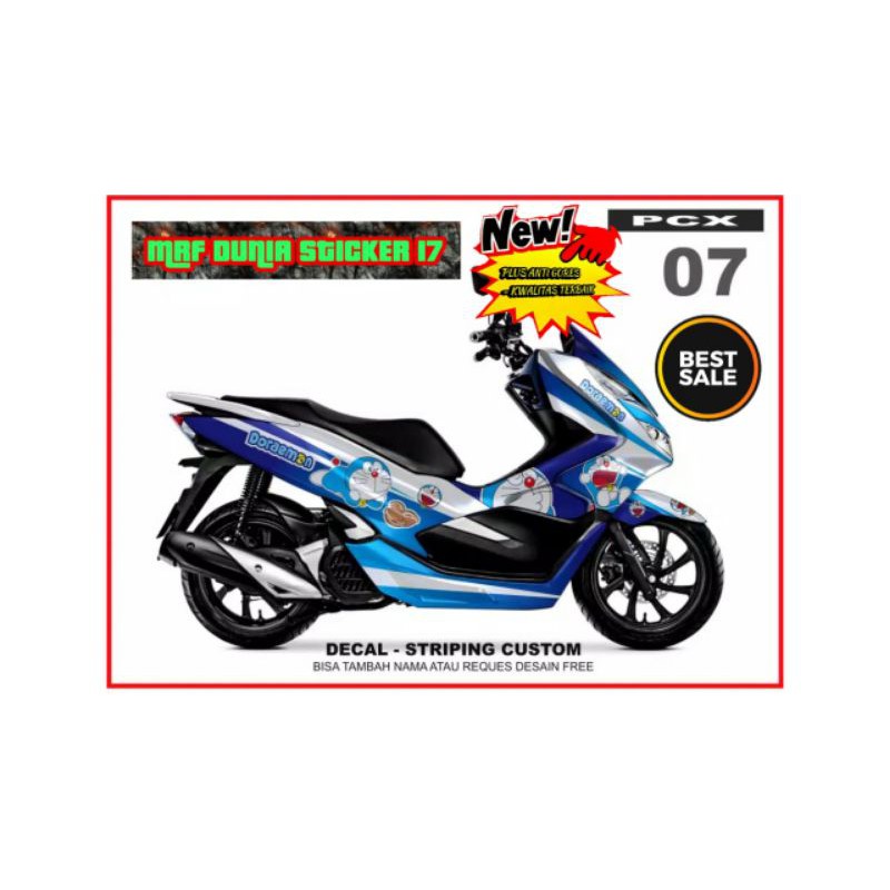 Jual Sticker decal PCX Full Body, Striping PCX , Sticker PCX , Sticker ...