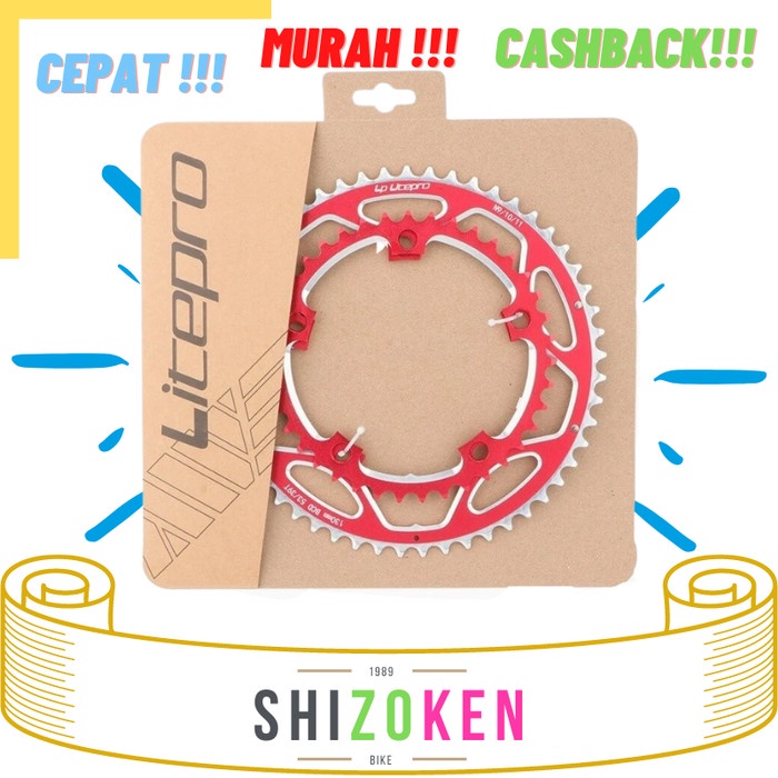 Jual Lp Litepro Double Chainring Sepeda Lipat 53-39T 53 39T BCD 130 ...