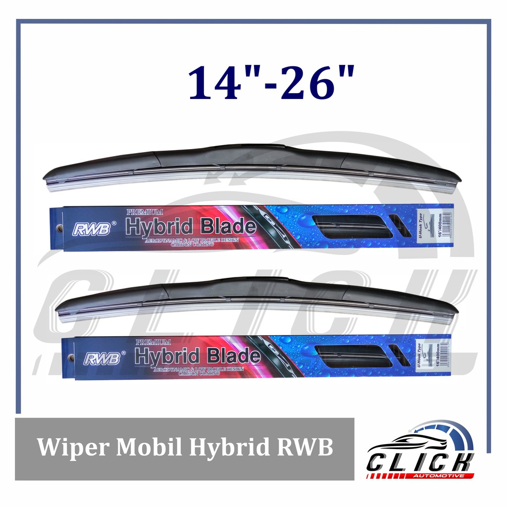 Jual Wiper Mobil Hybrid Blade Universal / Wiper Hybrid Blade RWB Universal / Wiper Mobil High ...