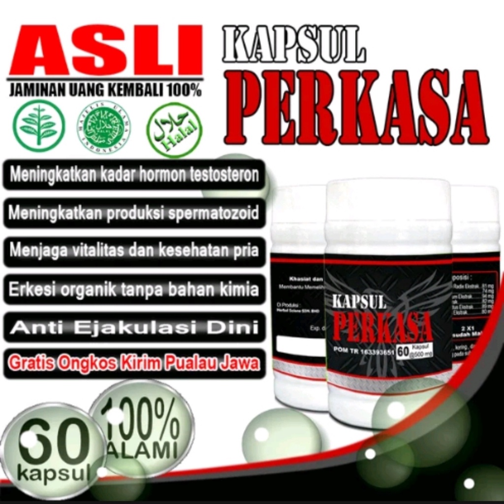 Jual Kapsul HERBAL PERKASA Obat Kuat Obat Tahan Lama Obat Ejakulasi Dini OBAT KUAT PRIA HERBAL ...