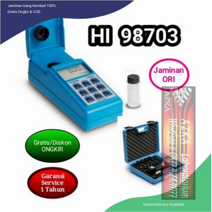 Jual Hanna instruments HI-98703 Turbidity Meter | Shopee Indonesia