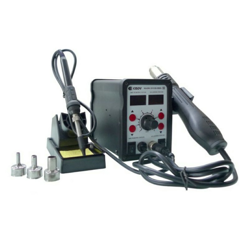 Jual solder uap blower plus solder station cody 858 858a digital 2in1 ...