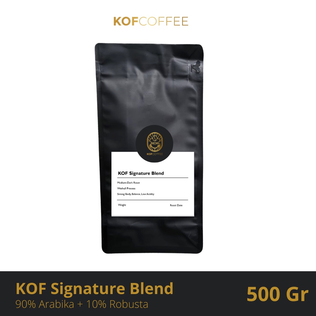 Jual KOF SIGNATURE BLEND 500Gr ( BIJI / BUBUK ) | Shopee Indonesia