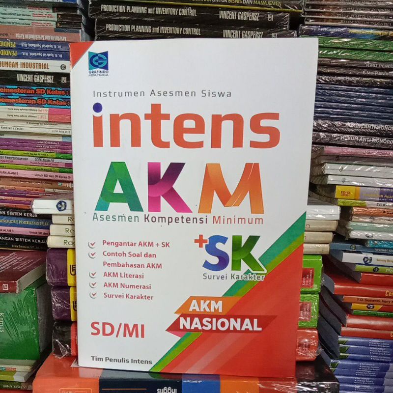 Jual Buku Ujian Sekolah SD AKM + SK Intens Ujian Sekolah AKM SD/ Mi ...