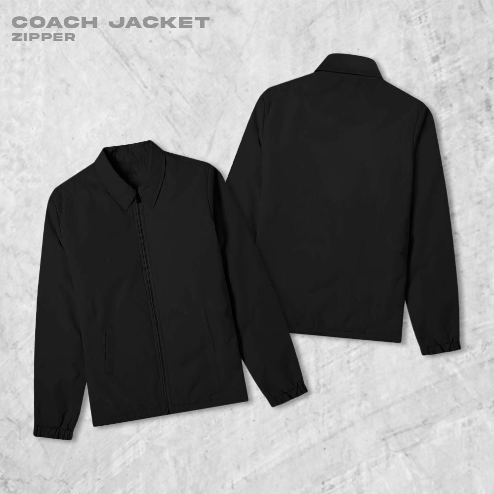 Jual FortKlass Zipper Dito Jaket Coach Polos Pria Jaket Parasut Unisex ...
