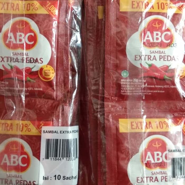 Jual Saos abc extra pedas sachet | Shopee Indonesia