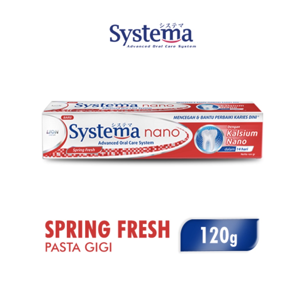 Jual Systema Nano Toothpaste Spring Fresh 120g | Shopee Indonesia
