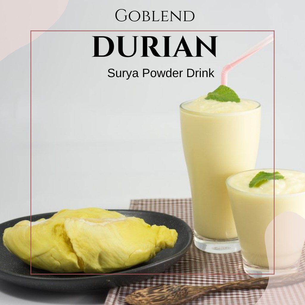 Jual Bubuk Minuman Rasa DURIAN 1Kg / DURIAN powder / Bubuk DURIAN ...