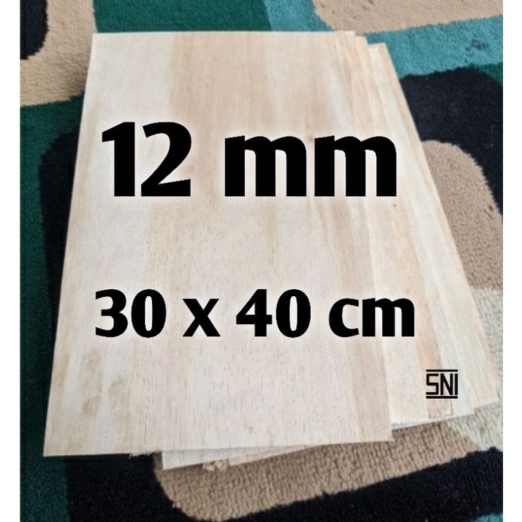 Jual Triplek 12 mm ukuran 30 x 40 cm Triplek/Multiplek SNI | Shopee ...