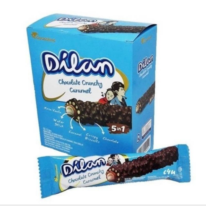 Jual Dilan Chruncy Choco Caramel Box Pak Garuda - Beli Banyak = Makin ...