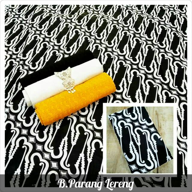 Jual Hmt kain batik printing murah kain batik modern monochrome parang ...