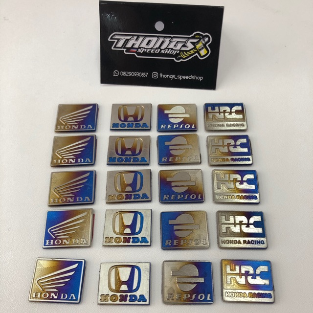 Jual Emblem Logo titanium honda | Shopee Indonesia