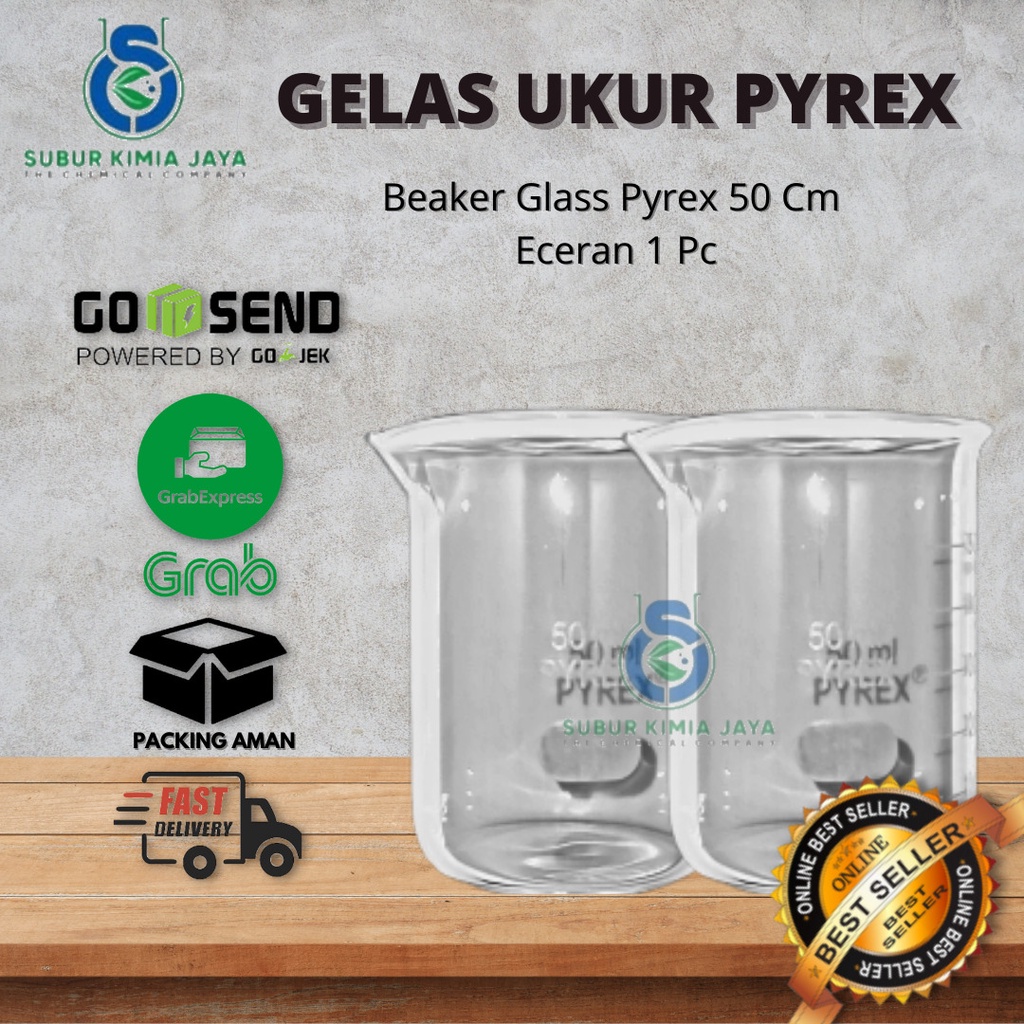 Jual Beaker Glass Pyrex 50 ML | Shopee Indonesia