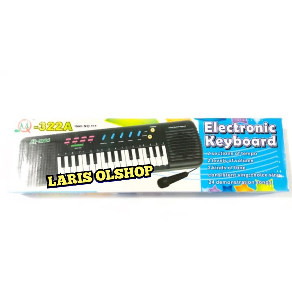 Jual Mainan Keyboard Electric Piano Mainan Piano Anak + Mic Karaoke ...
