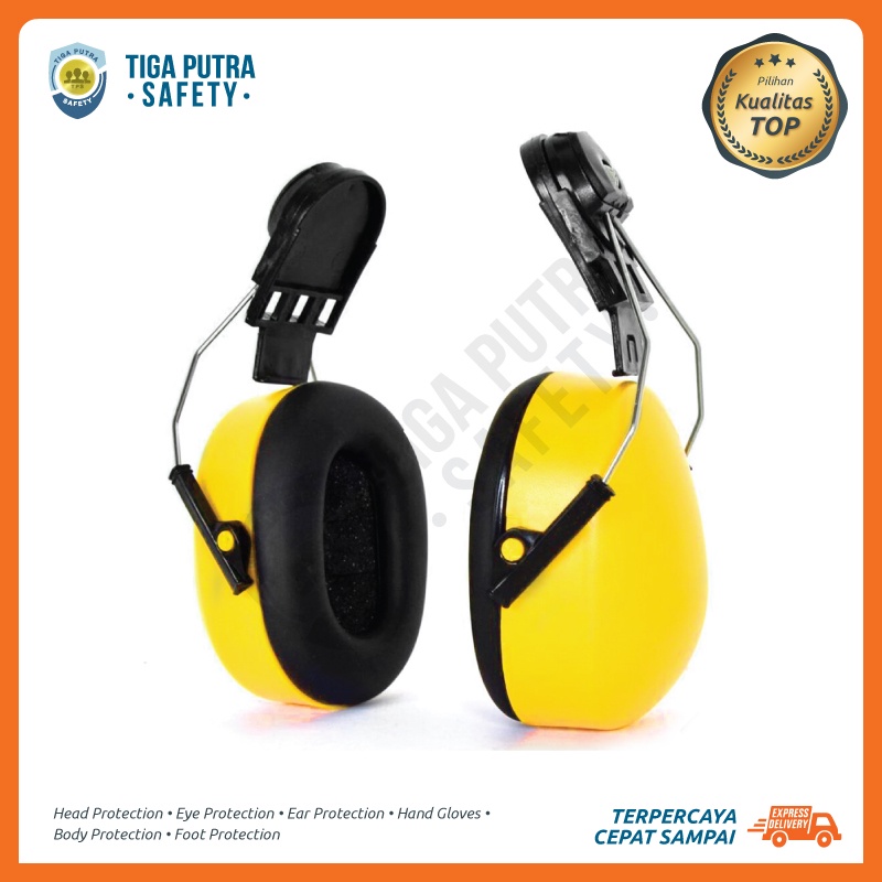 Jual OKRAN Pelindung Telinga Helmet Anti Bising Earmuff Safety Helm Pro ...
