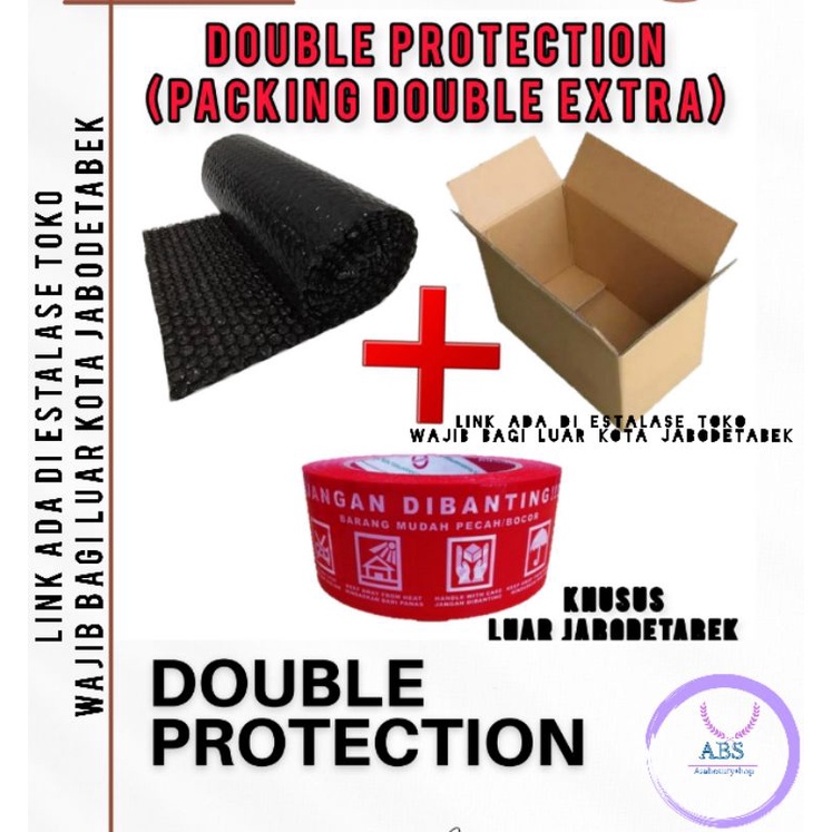 Jual DOUBLE TAMBAHAN PACKING KARDUS+BUBBLE WRAP DAN FRAGILE ANTI PENYOK ...