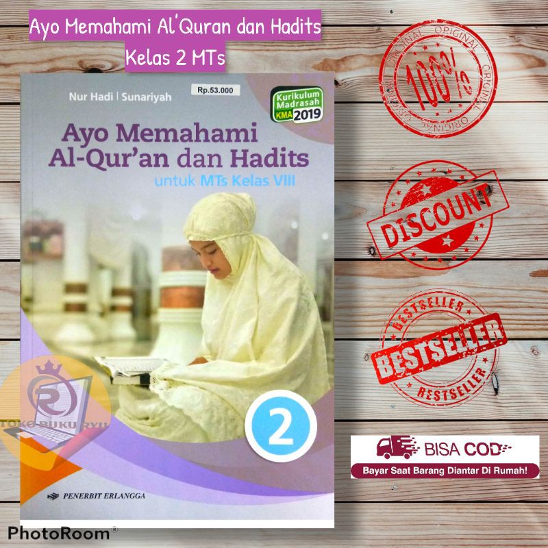 Jual AYO MEMAHAMI ALQURAN DAN HADITS 2 MTs K19 - ERLANGGA | Shopee Indonesia