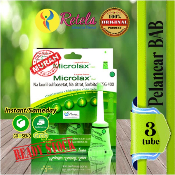 Jual Microlax Gel Cepat Mengatasi Sembelit - Box Isi 3 Tube @ 5 Ml ...