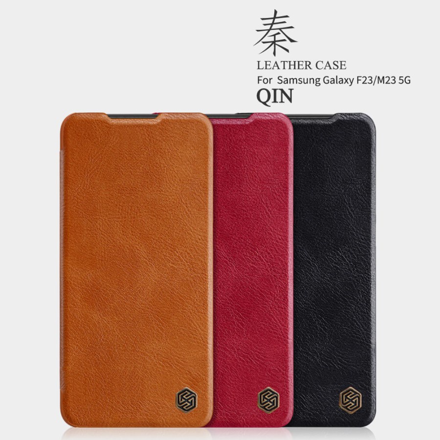 Jual Samsung M23 5G Nillkin Qin Leather Flip Case ORIGINAL | Shopee ...