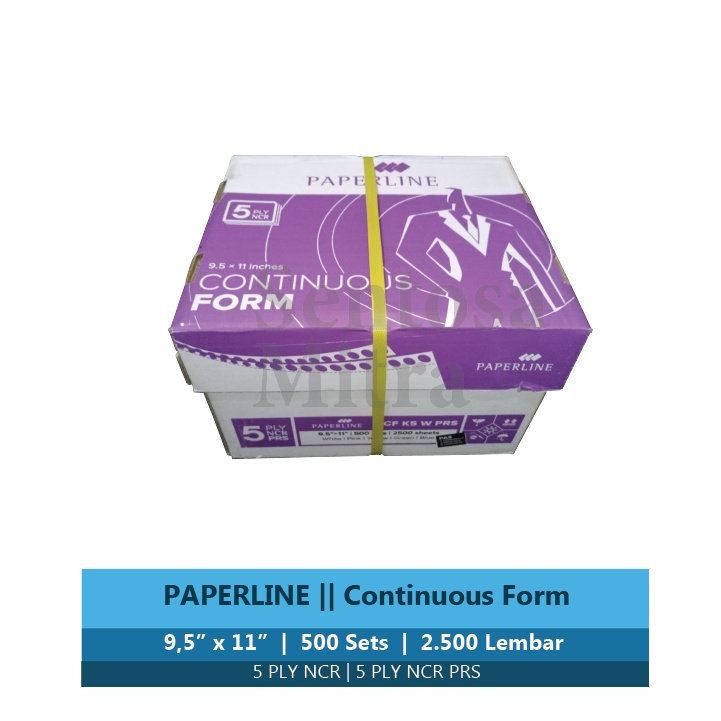 Jual Paperline Continuous Form Kertas Komputer 5 ply NCR PRS 9.5 x 11 ...