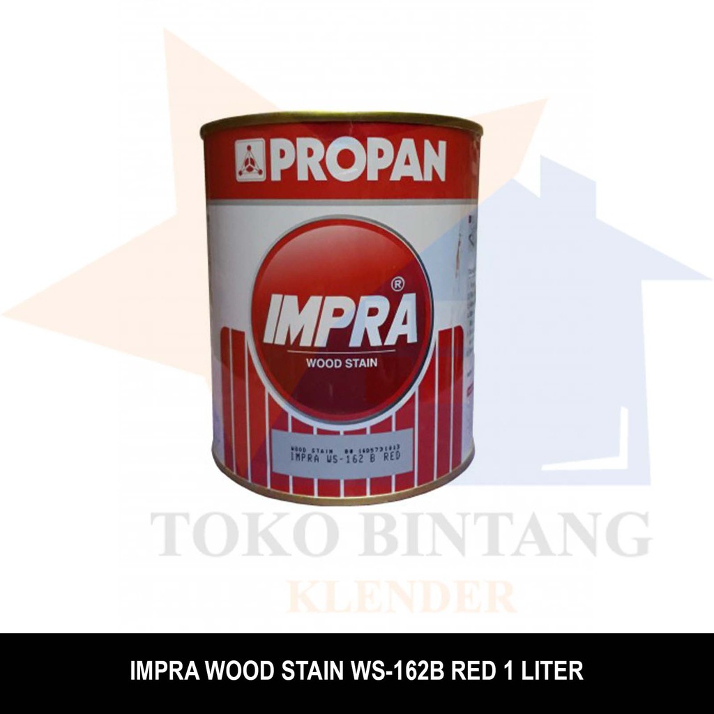 Jual Impra Wood Stain WS-162B Red 1 Liter | Shopee Indonesia