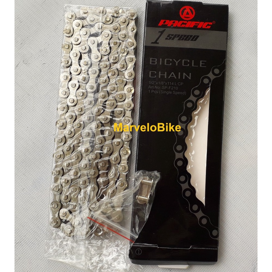 Jual Rantai Sepeda BMX Fixie Pacific Chrome Single Speed | Shopee Indonesia