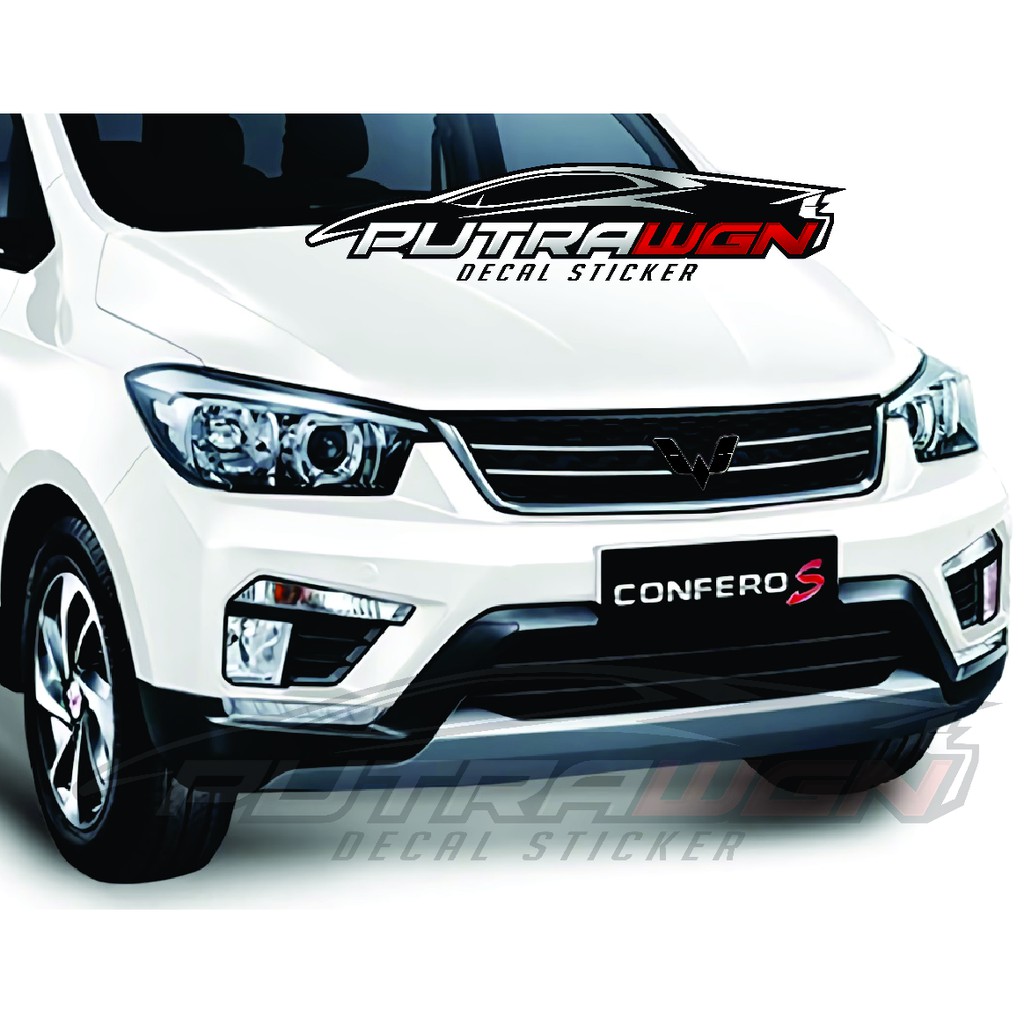 Jual STICKER LOGO WULING HITAM DOFF/GLOSY ( WULING CONFERO S ) | Shopee ...