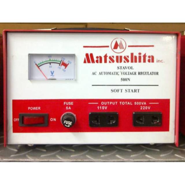 Jual Alat Penstabil Listrik/Stavol/Stabilizer Matsushita 500Va | Shopee ...