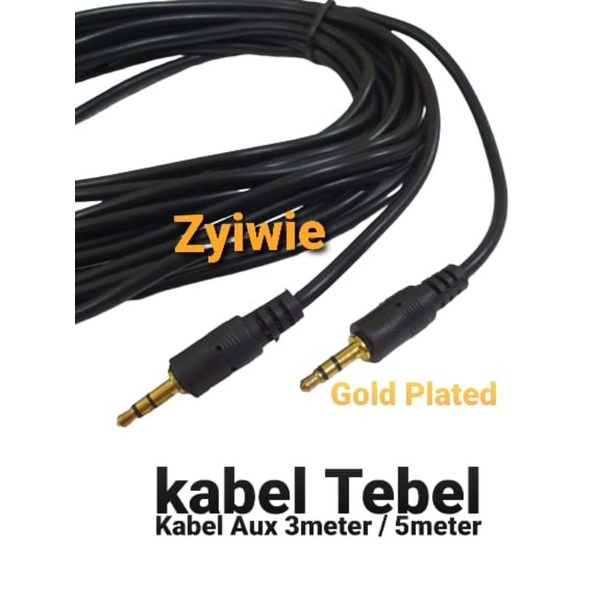 Jual Kabel Audio Aux 3.5mm 1.5m 3m 5m / Kabel Jack Audio 1.5 / 3 / 5 ...