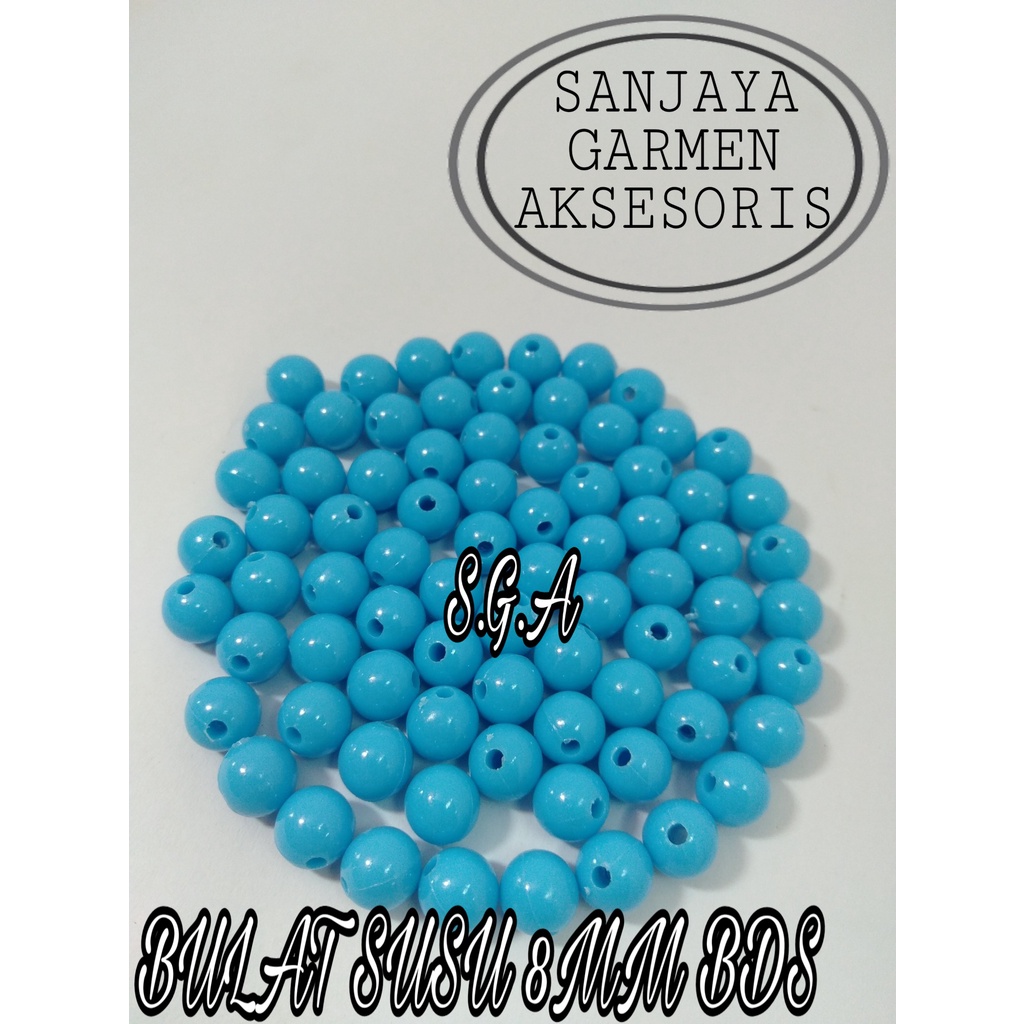 Jual Manik Bulat / Mote Susu / Manik Susu / Manik Susu Pastel / Mote ...